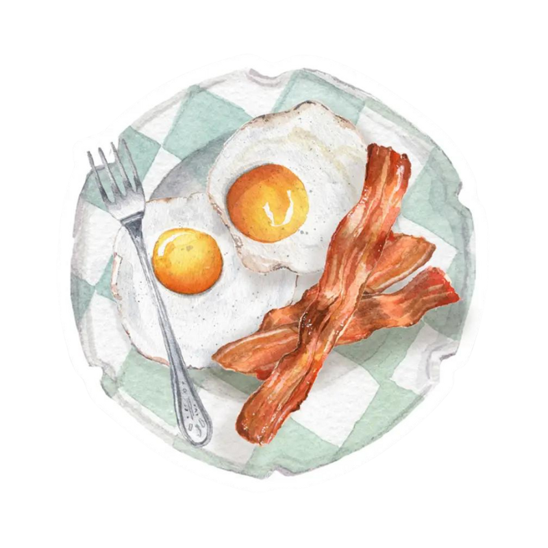 Bacon and Eggs Sticker – Becket Hitch