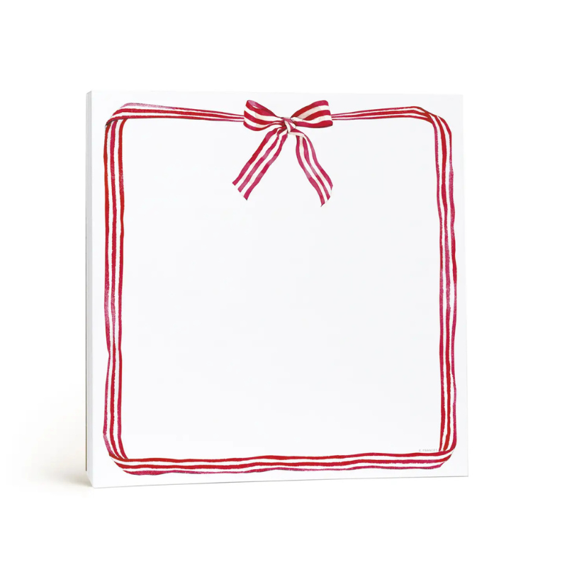 Red Ribbon Candy Chunky Notepad – Becket Hitch